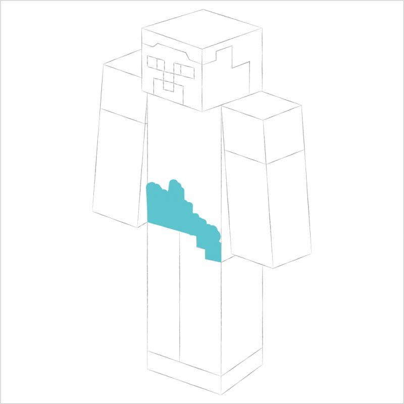 Colour – Steve From Minecraft - Nanosarte